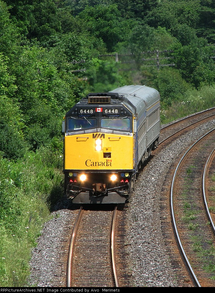 Via 6448 with #85 at Denfield Road